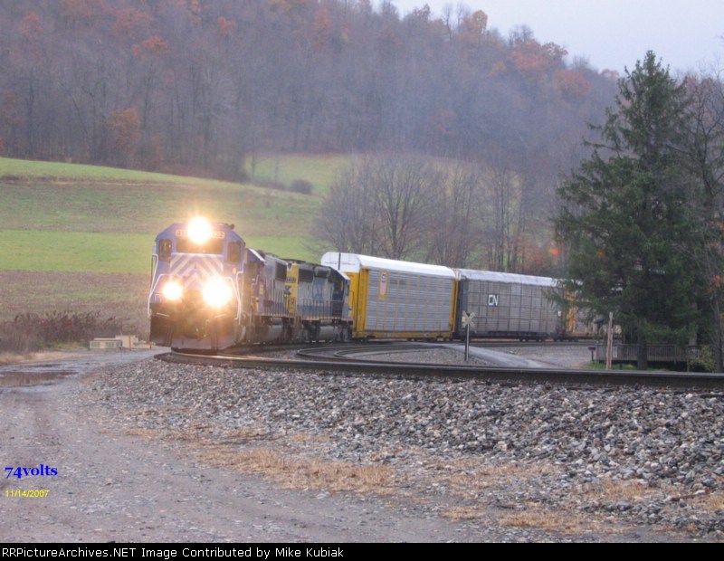 CEFX 3122 approaching